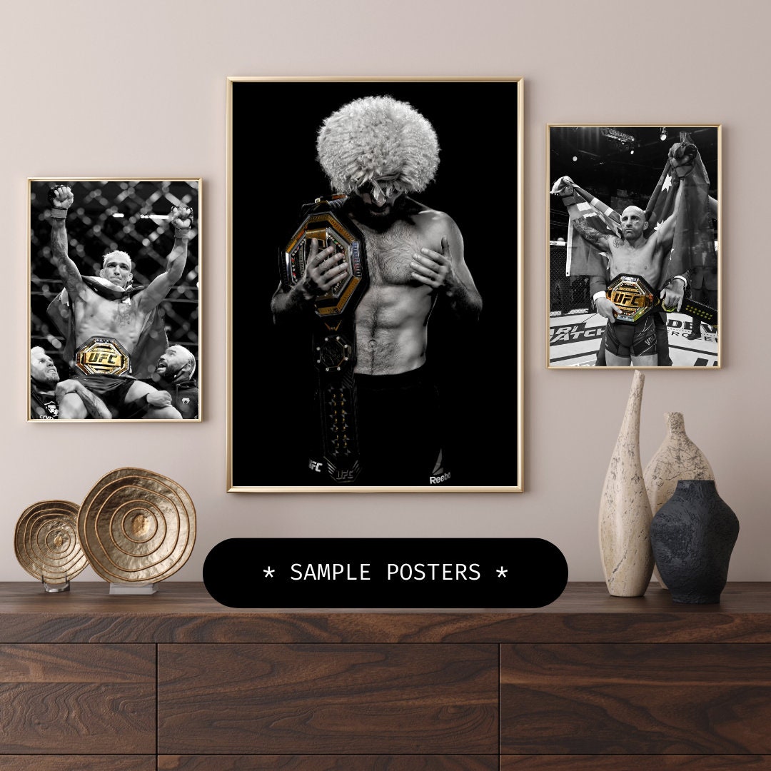 Dustin Poirier Poster UFC Wall Art Frame MMA | Digital Print - Etsy