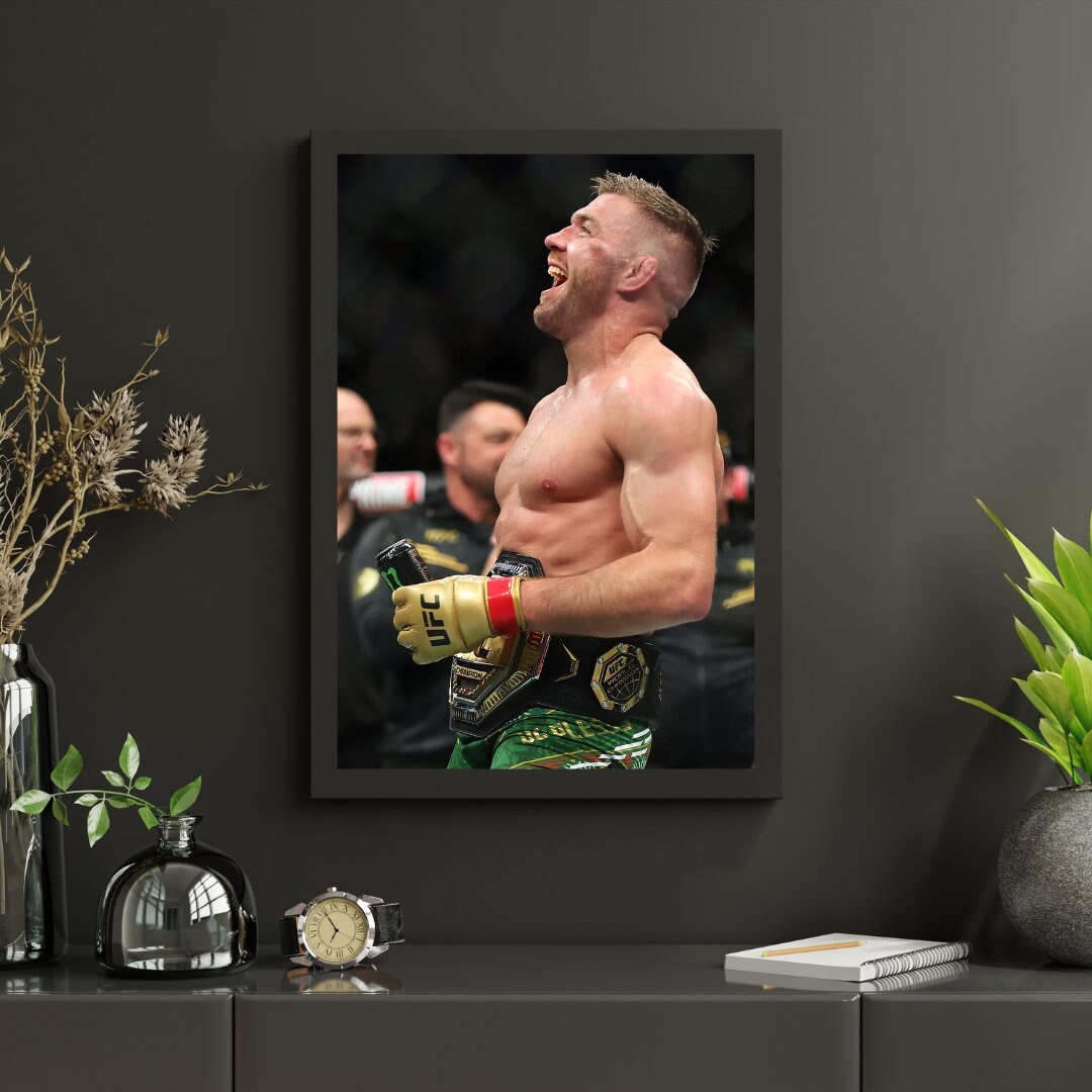 UFC 305 Dricus Du Plessis "still Knocks" Poster Frame Canvas Metal ...