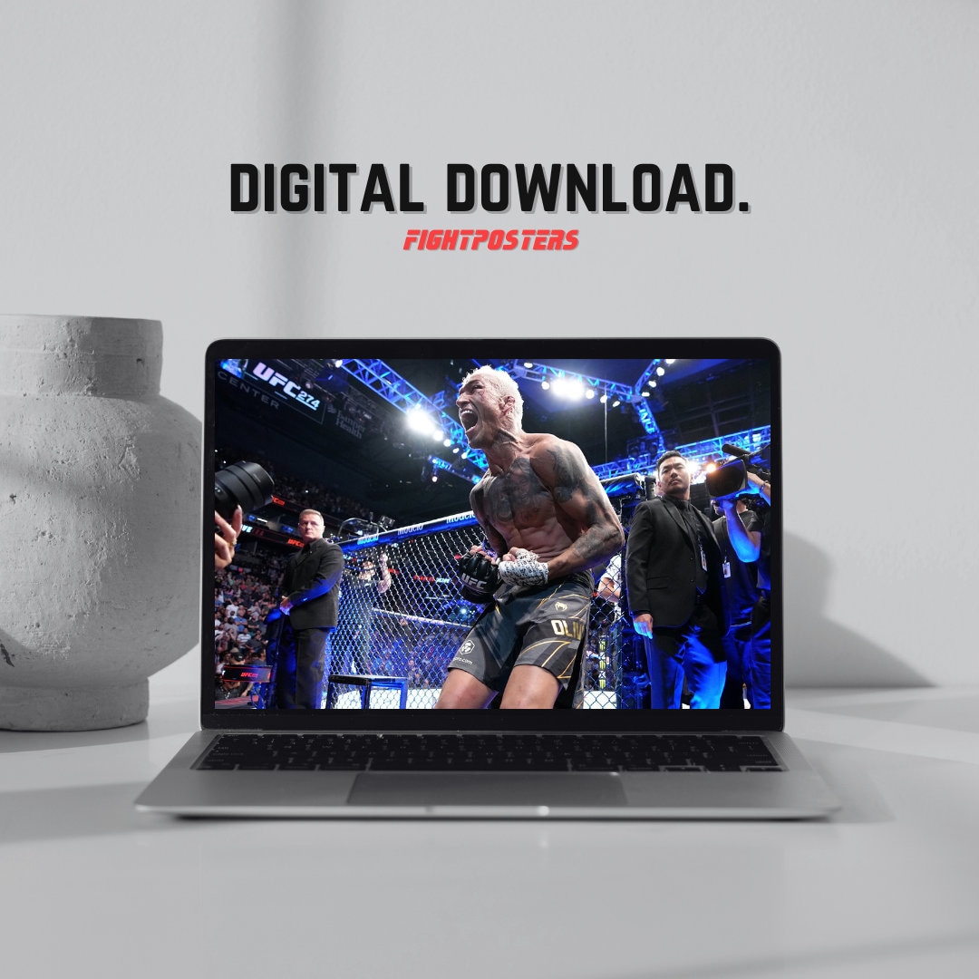 Charles Oliveira Poster UFC Wall Art Frame MMA | Digital Print - Etsy