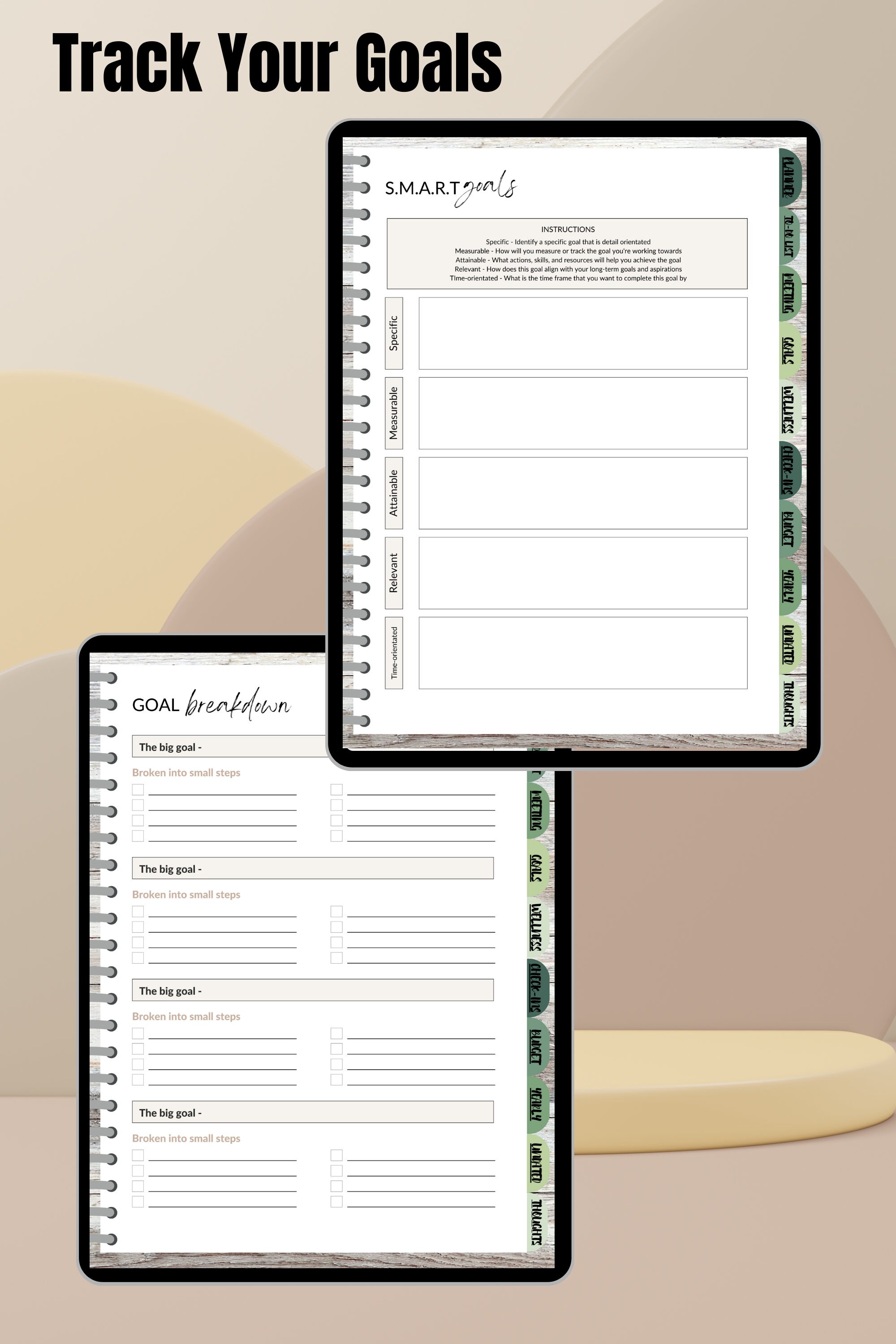 2023 Digital Phd Printable Planner Goodnotes Planner Hyperlinked