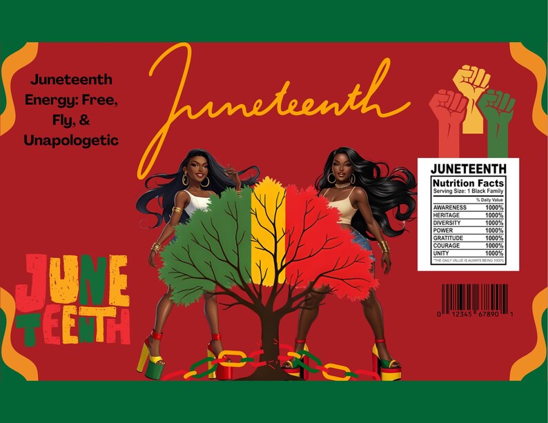 Juneteenth Party Favor Bundle – Printable PDF | Instant Download ...