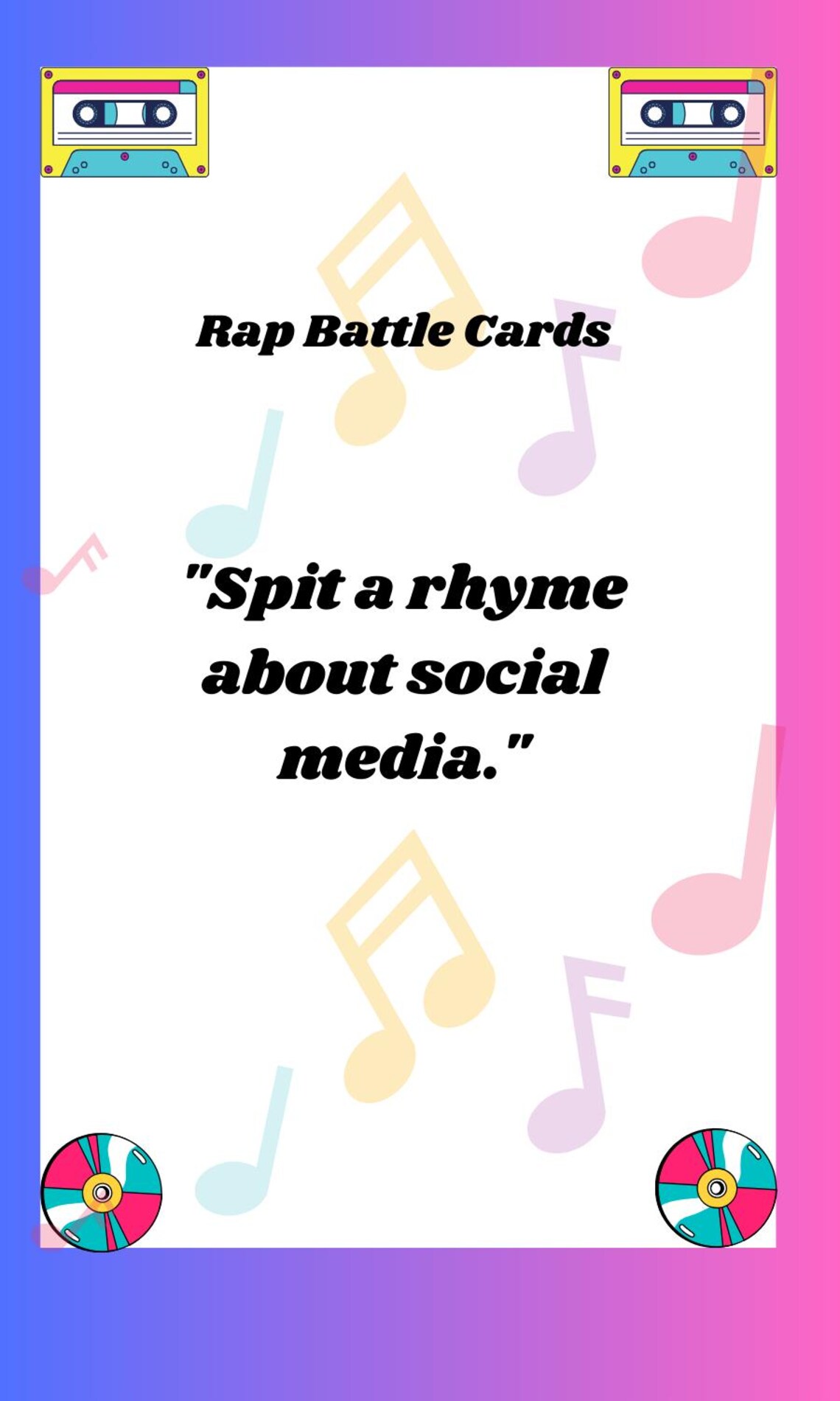 Rap & R and B Cipher Challenge - Etsy