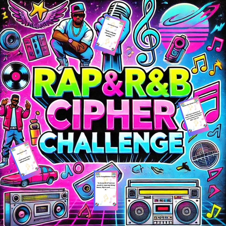 Rap & R and B Cipher Challenge - Etsy
