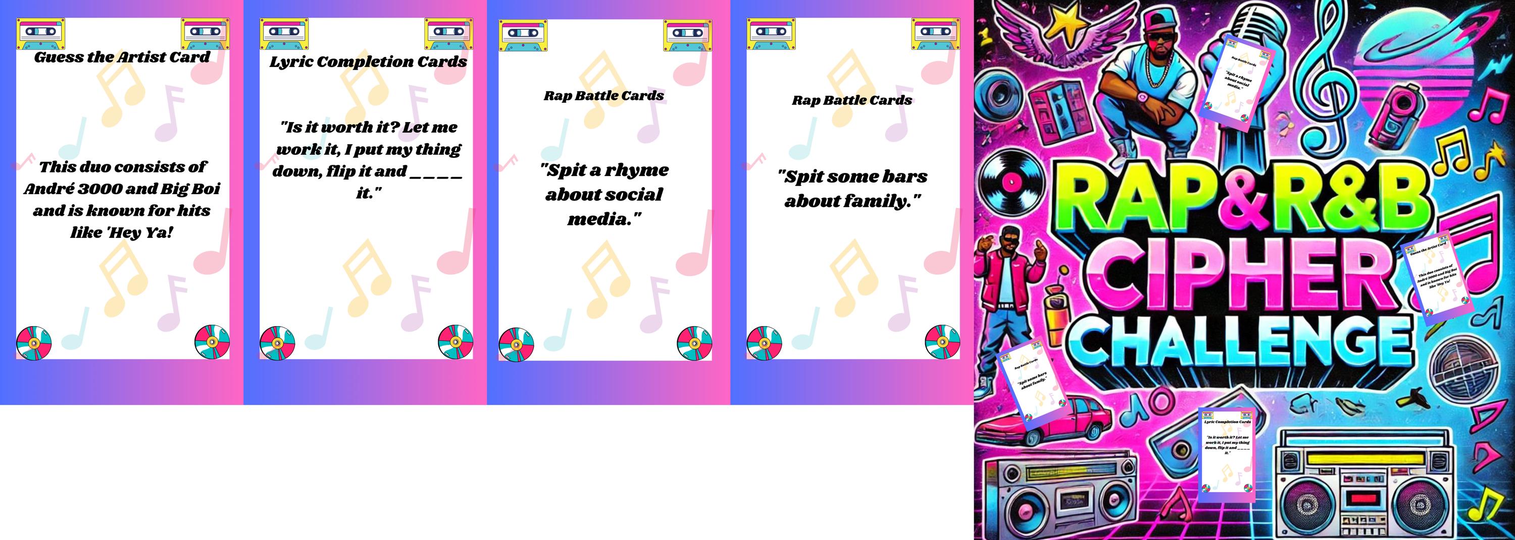 Rap & R and B Cipher Challenge - Etsy