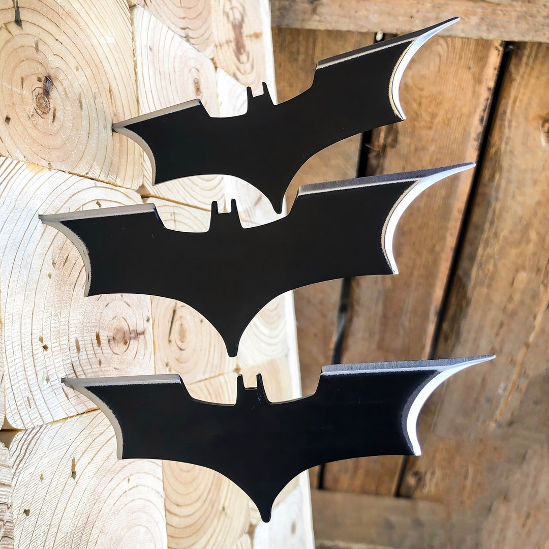 Set of 3 Replica Batarangs Batman Knife Throwing Knife - Etsy