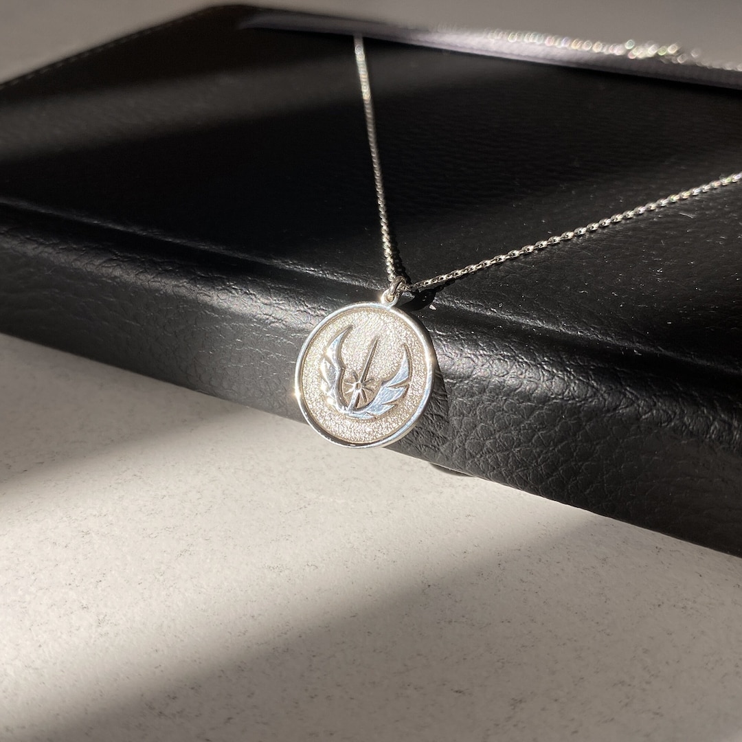 925 Sterling Silver Jedi Order Necklace, Valentine Gift, Jedi Order ...