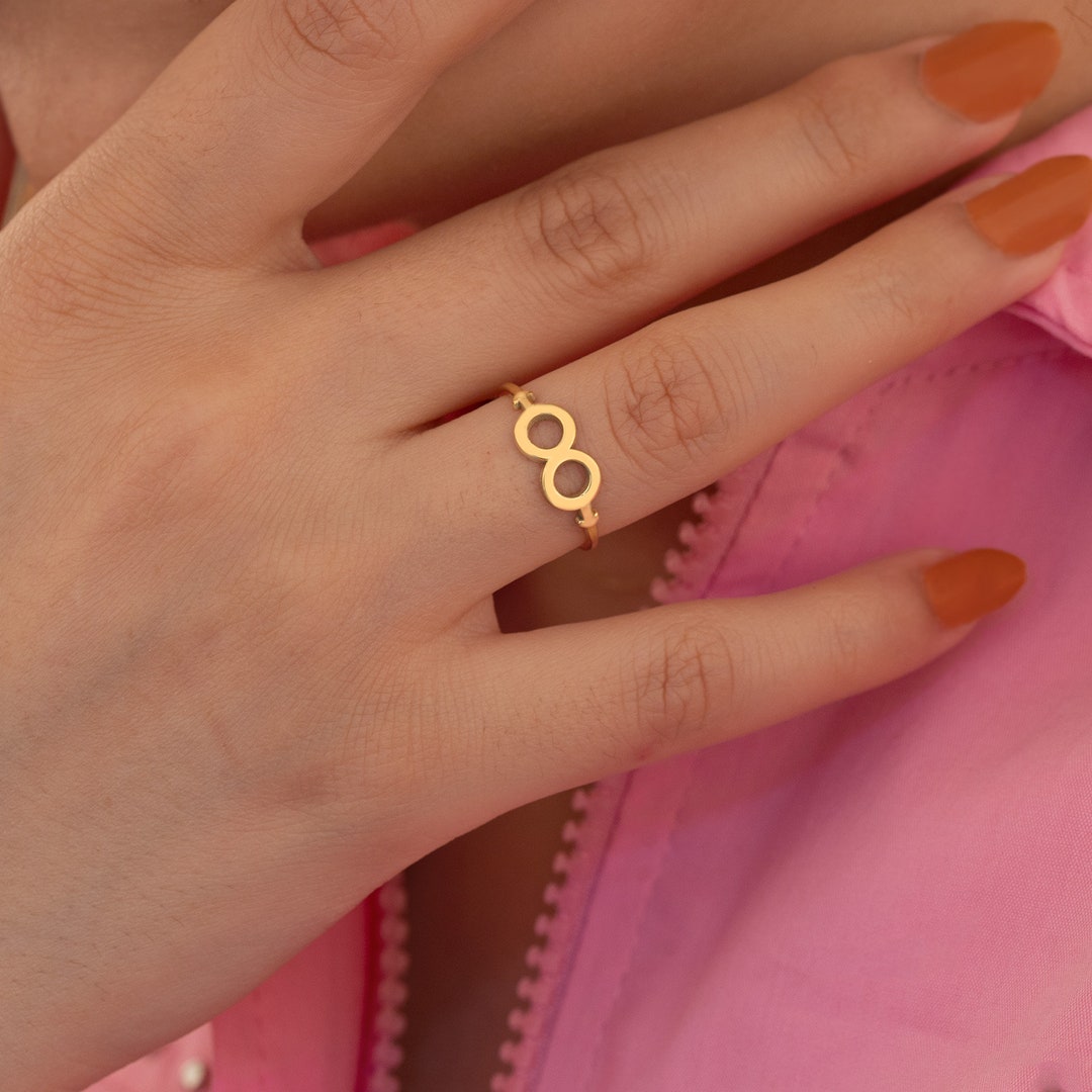 Gay Symbol Ring, Interlocking Double Mars Ring, Gift for Him, LGBT Ring ...