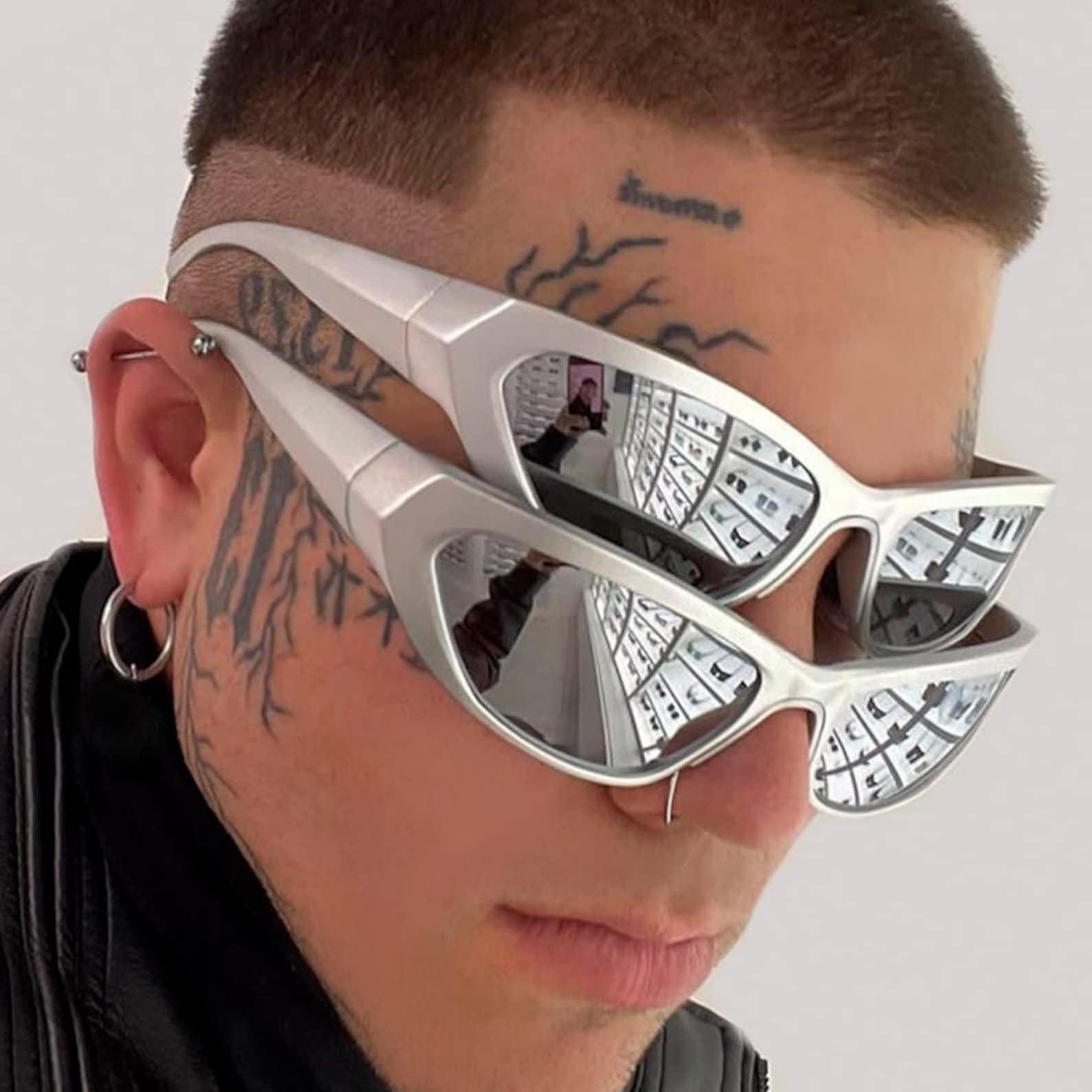 Trendy Vintage Punk Rave Sunglasses for Men and Women 2023 Raveheartz ...