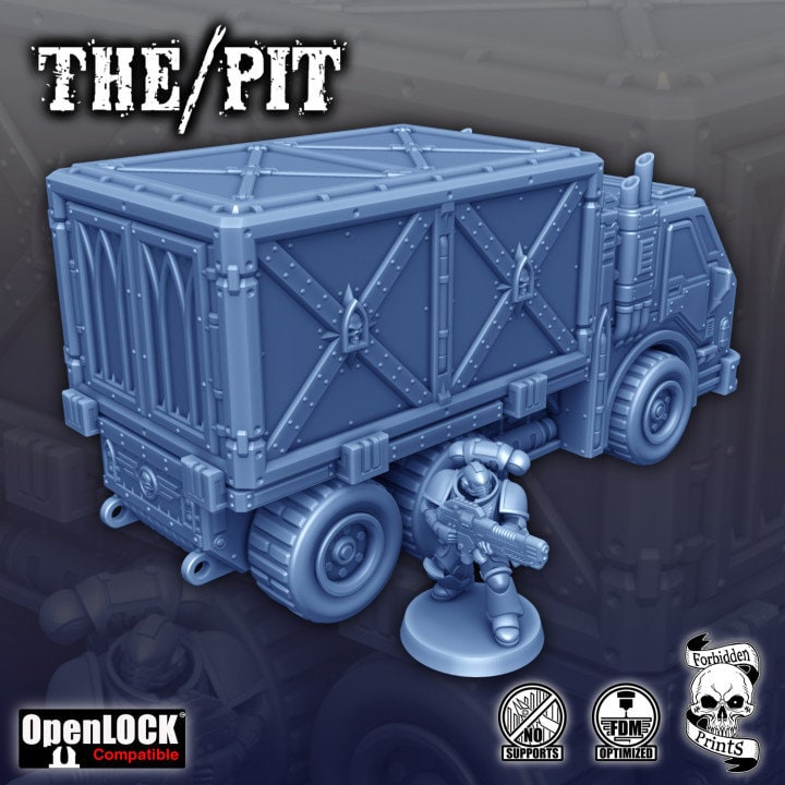 Grimdark Wargame Terrain Gothic Imperial Mining Encampment 3D Printed ...