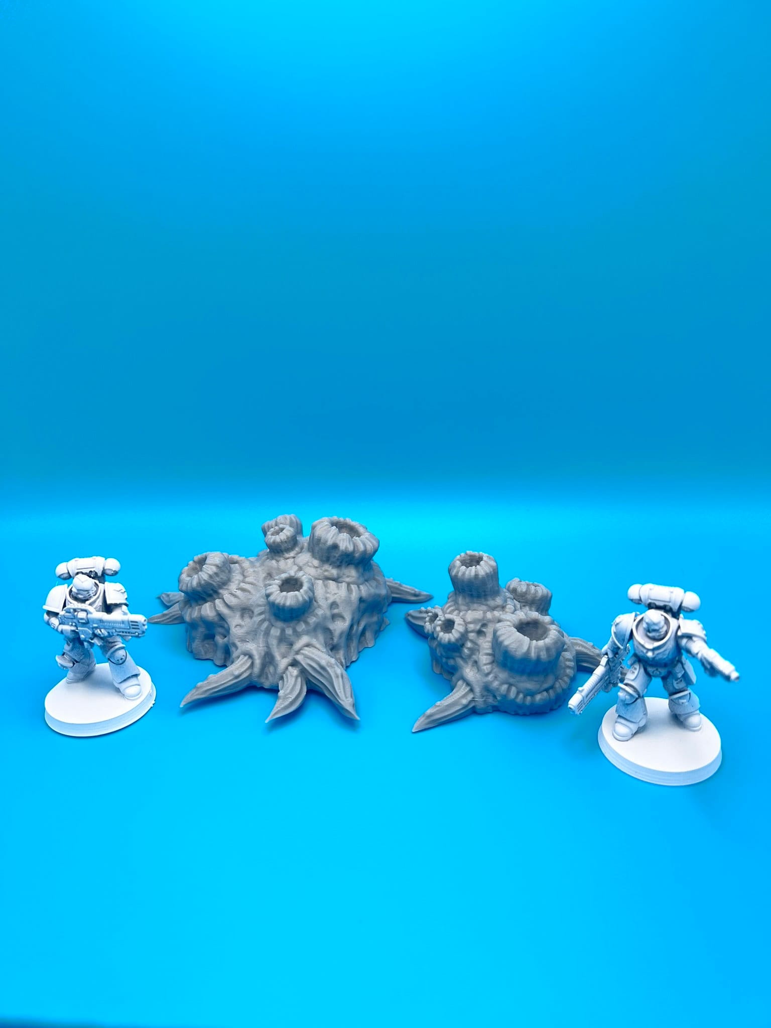 Sci Fi Alien Scenery Terrain Bundle Spores 3D Printed Wargame Tabletop ...