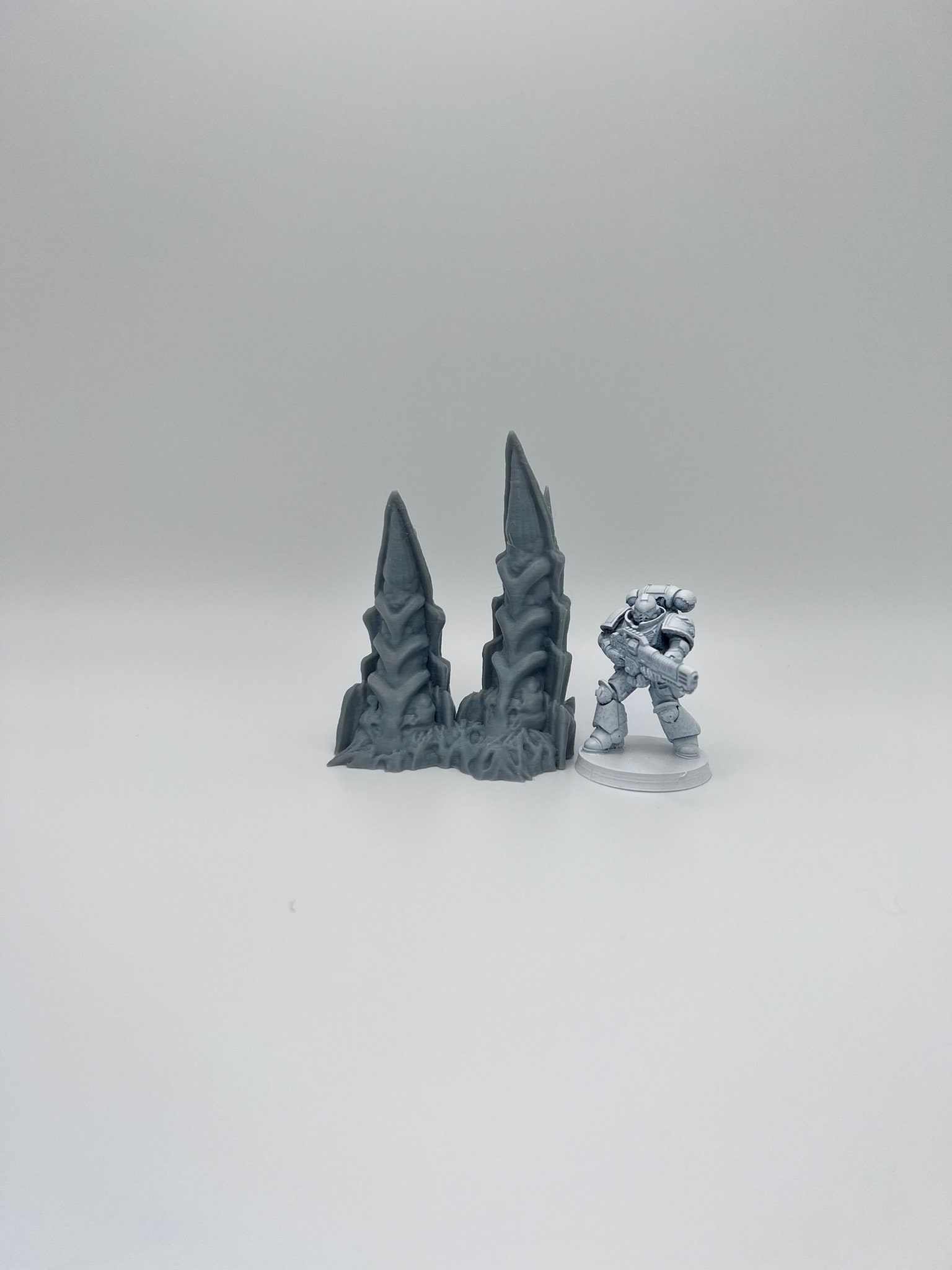 Sci Fi Alien Scenery Terrain the Hive Spikes 3D Printed Wargame ...