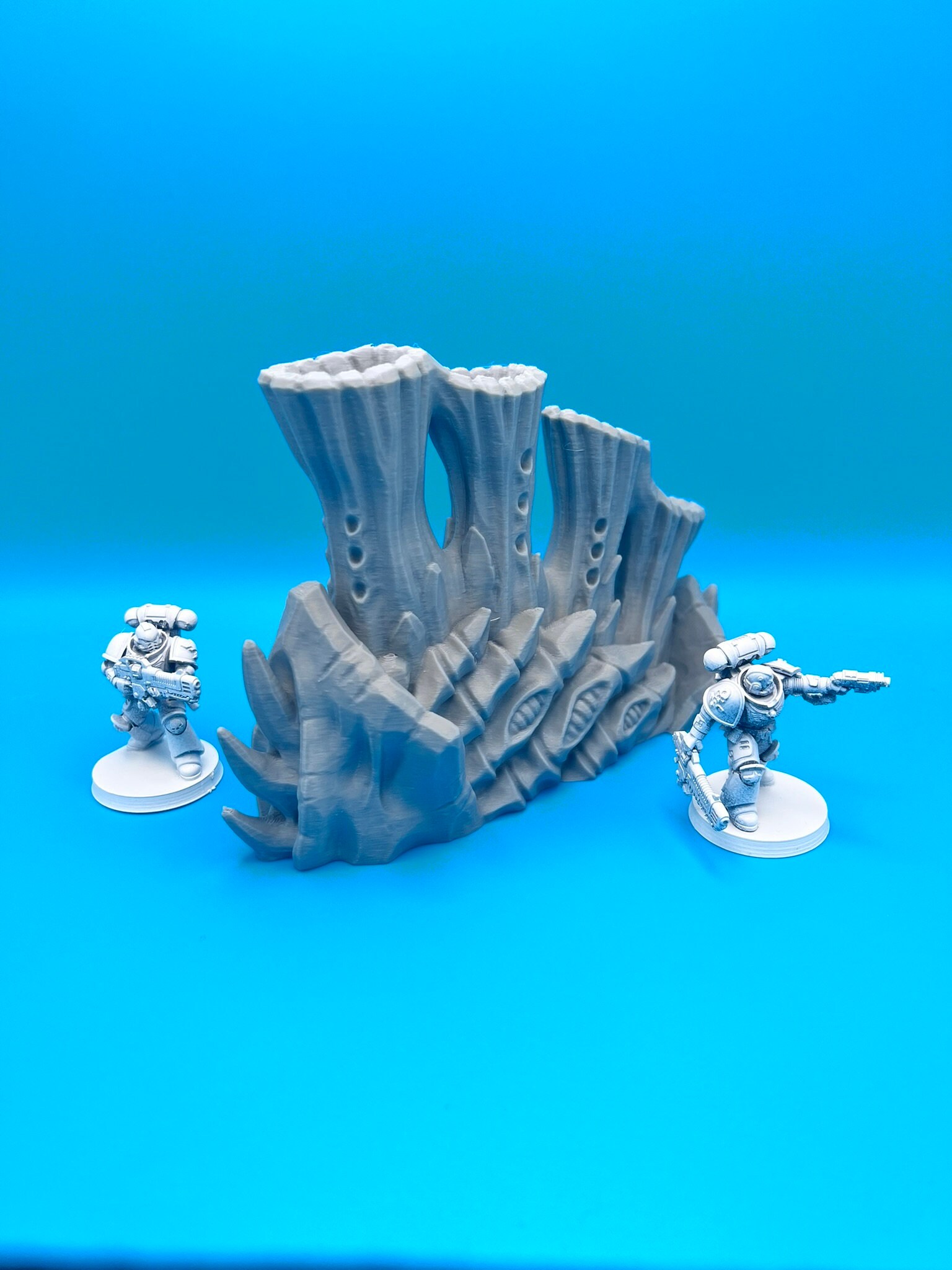 Sci Fi Alien Scenery Terrain Bundle Toxic Plumes 3D Printed Wargame ...