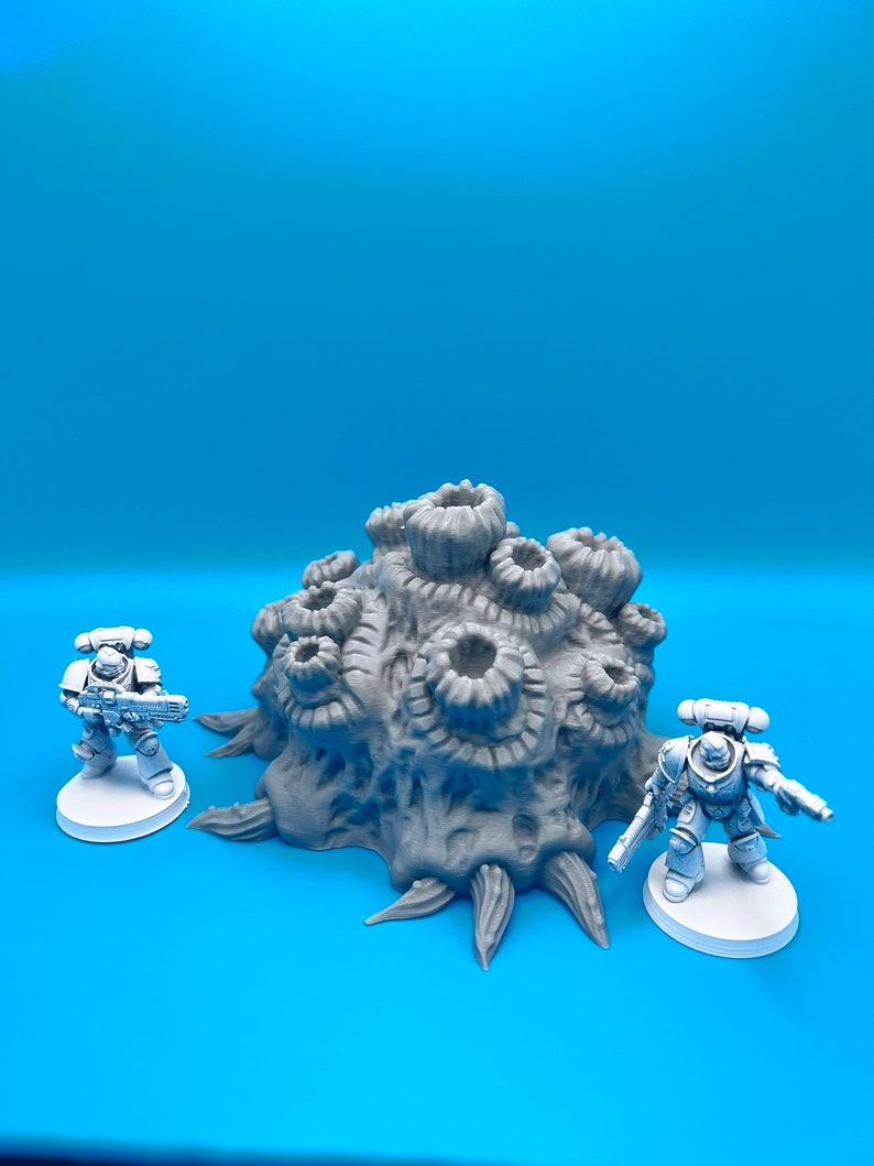 Sci Fi Alien Scenery Terrain Bundle Spores 3D Printed Wargame Tabletop ...
