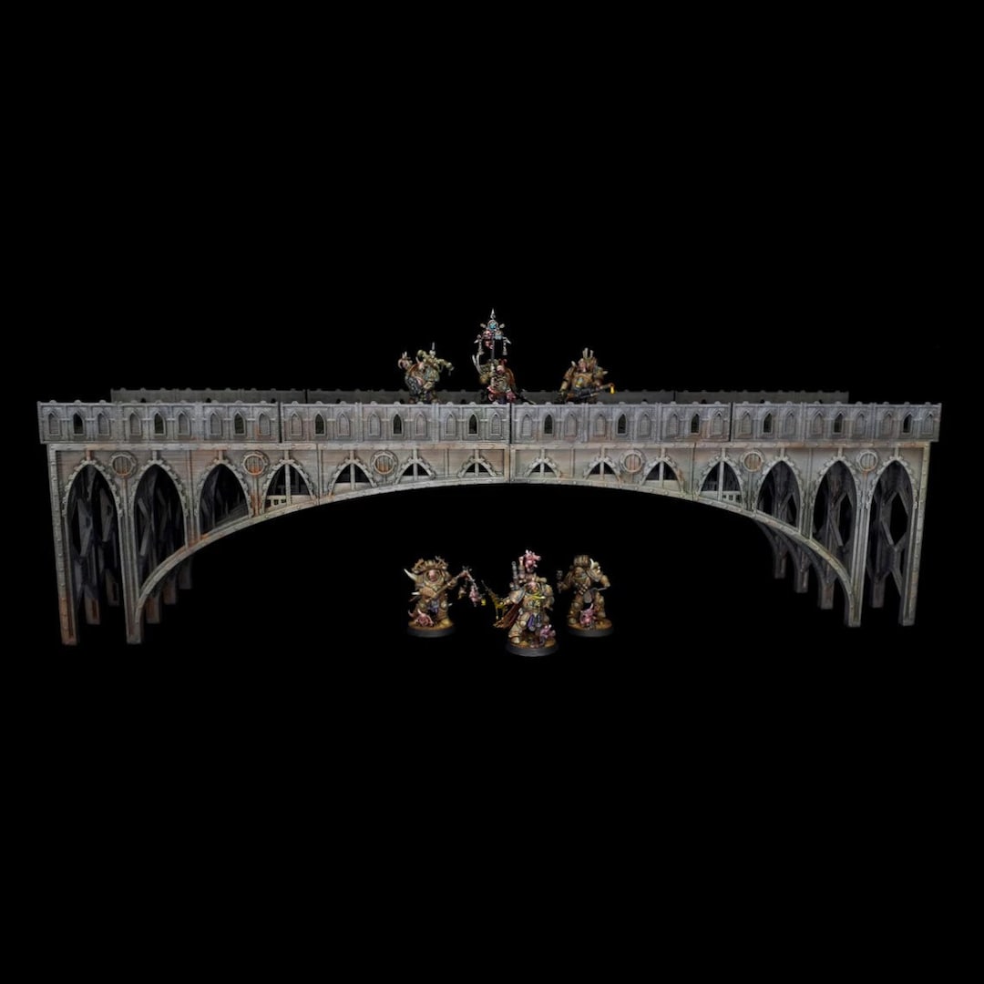 Sci-fi Bridge for 40k Warhammer Terrain - Custom Warhammer Tabletop ...