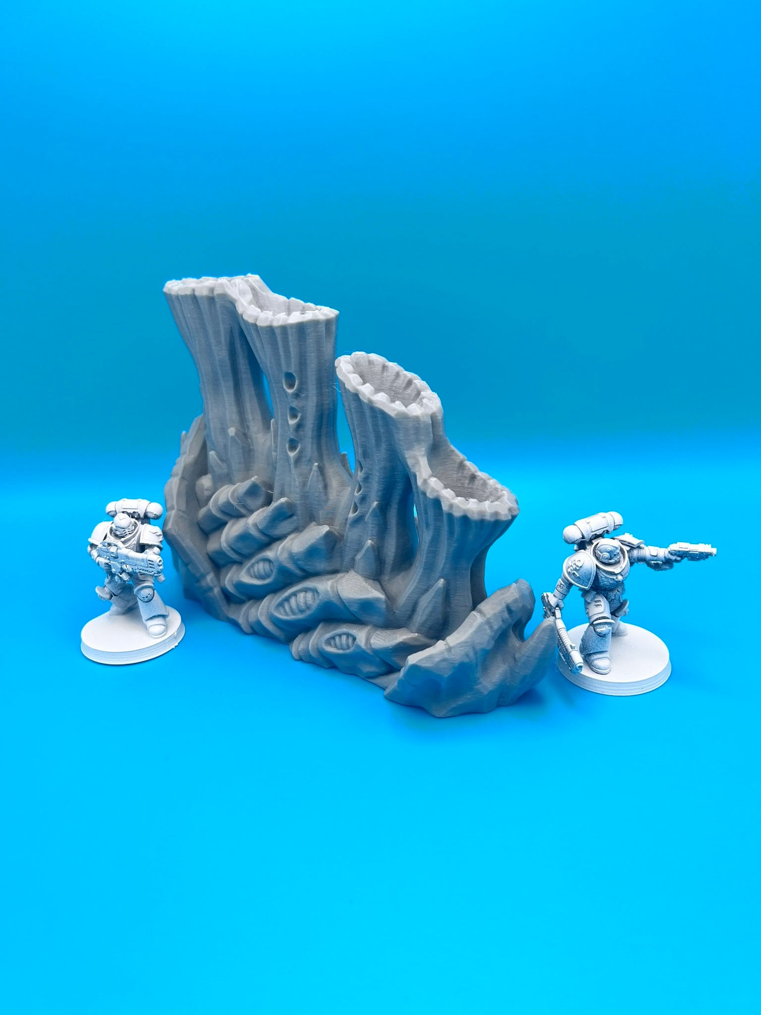 Sci Fi Alien Scenery Terrain Bundle Toxic Plumes 3D Printed Wargame ...
