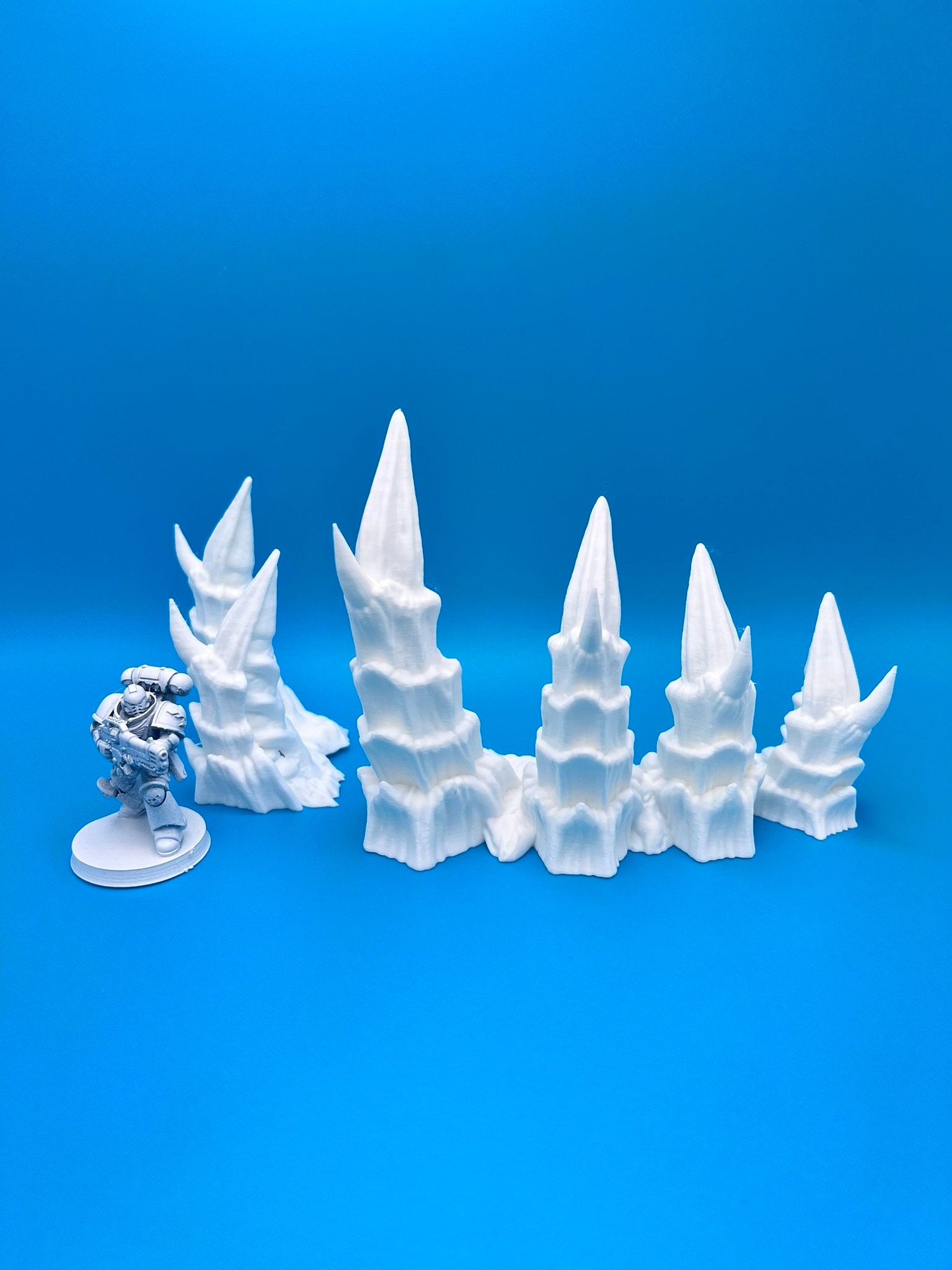 Sci Fi Alien Scenery Terrain - the Hive Spikes - Wargame Tabletop ...