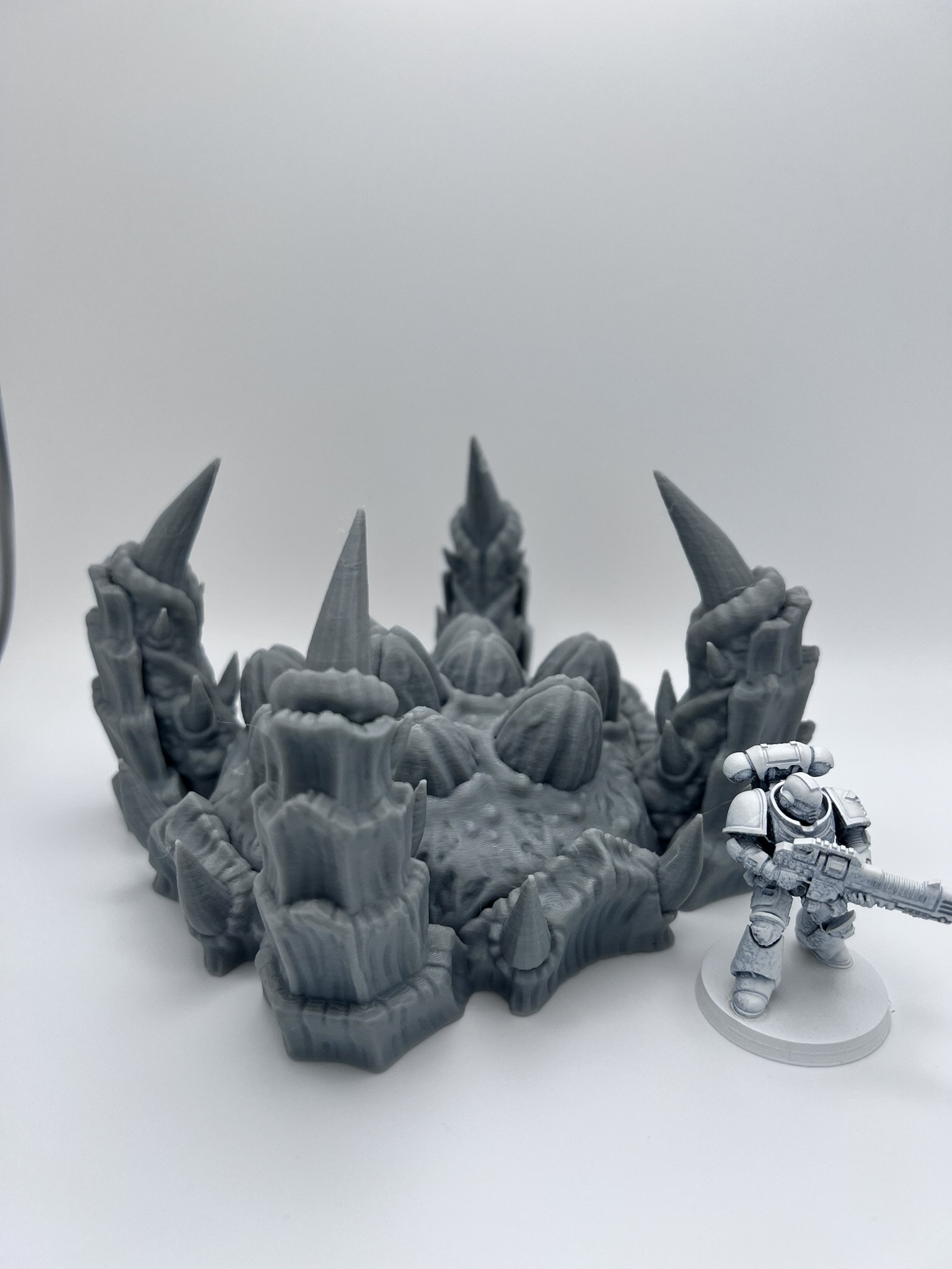 Sci Fi Alien Scenery Terrain the Hive Egg Hatchery 3D Printed Wargame ...