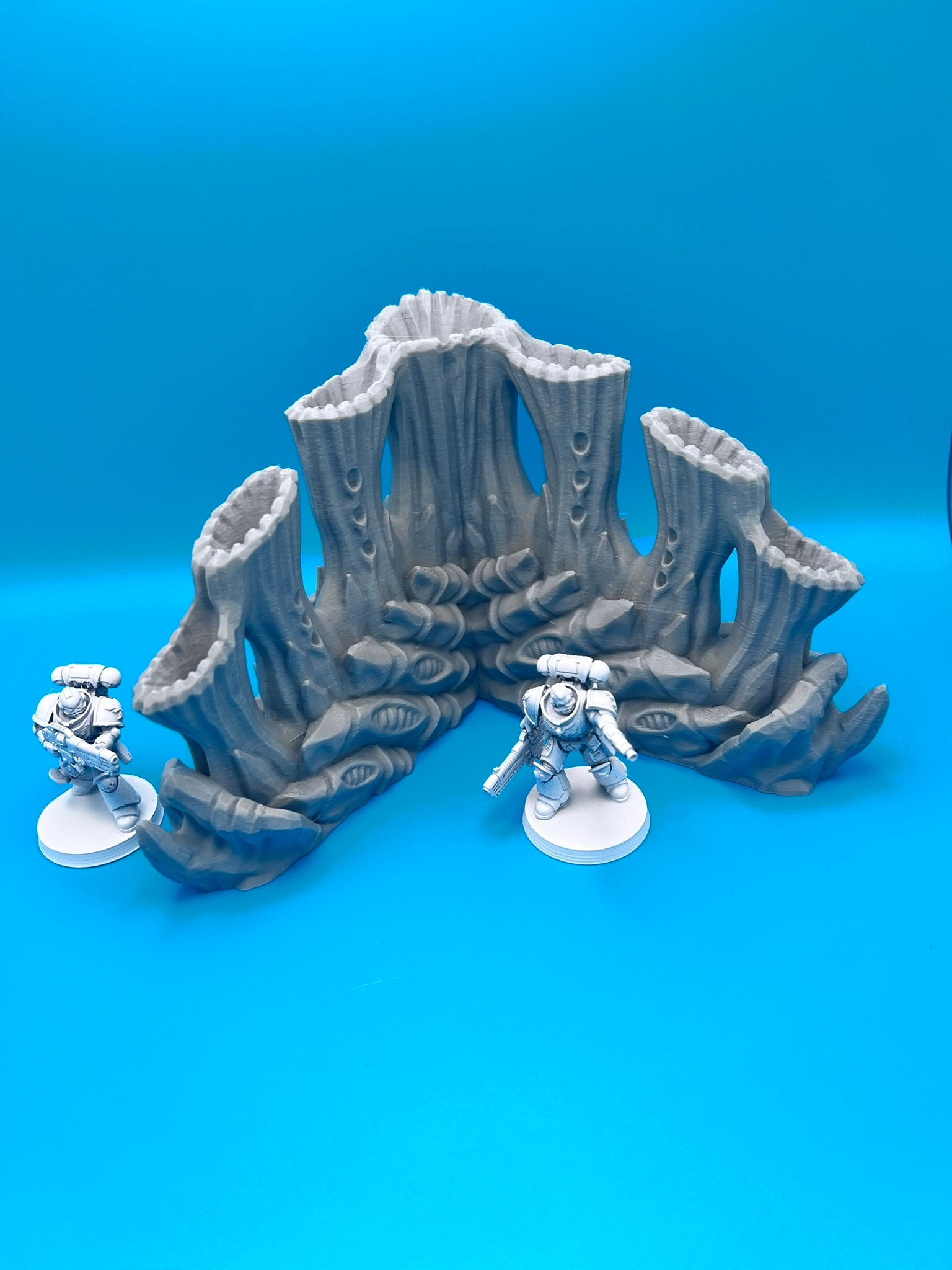 Sci Fi Alien Scenery Terrain Bundle Toxic Plumes 3D Printed Wargame ...