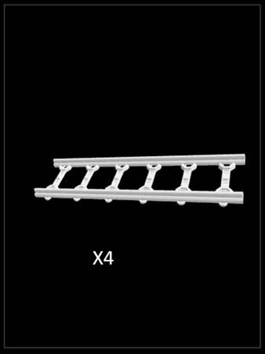 Wargaming Terrain 3D Sci-fi Gothic Train Extra Train Tracks - Etsy