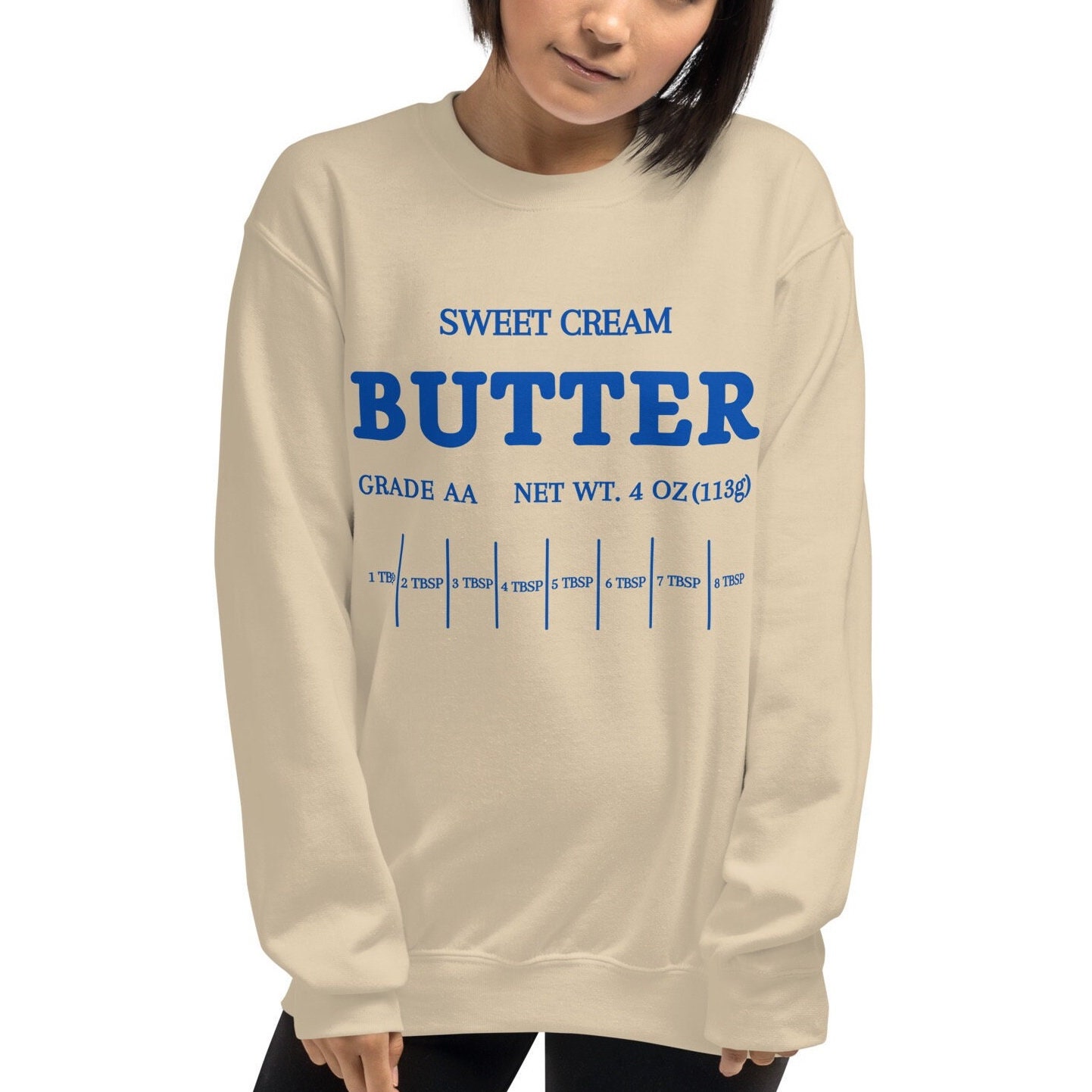 Butter Sweater, Butter Sweatshirt, Butter Unisex Sweater, Sweet Cream ...