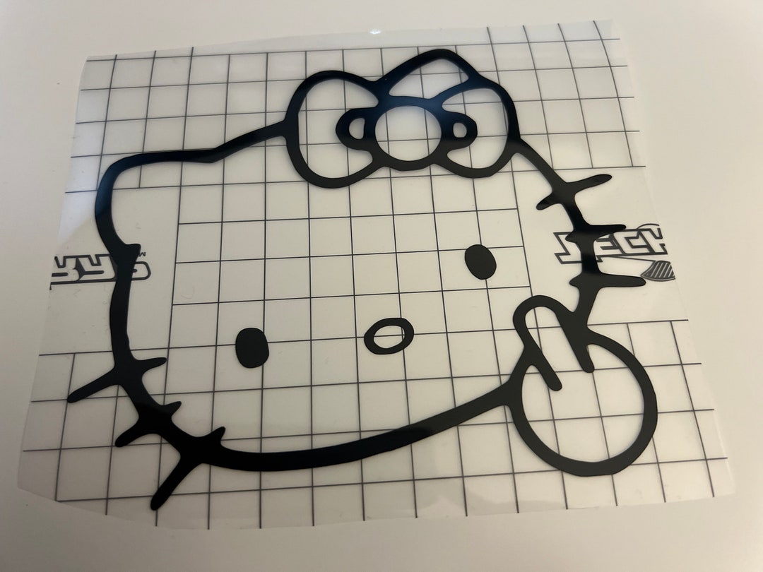 Hello Kitty Car Decal - Etsy