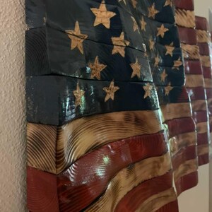 Wavy US Flag - Etsy
