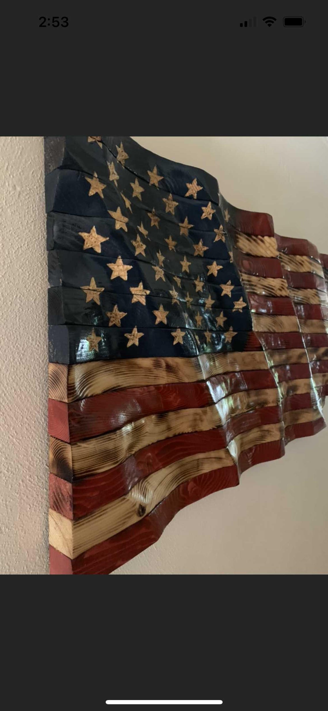 Wavy US Flag - Etsy