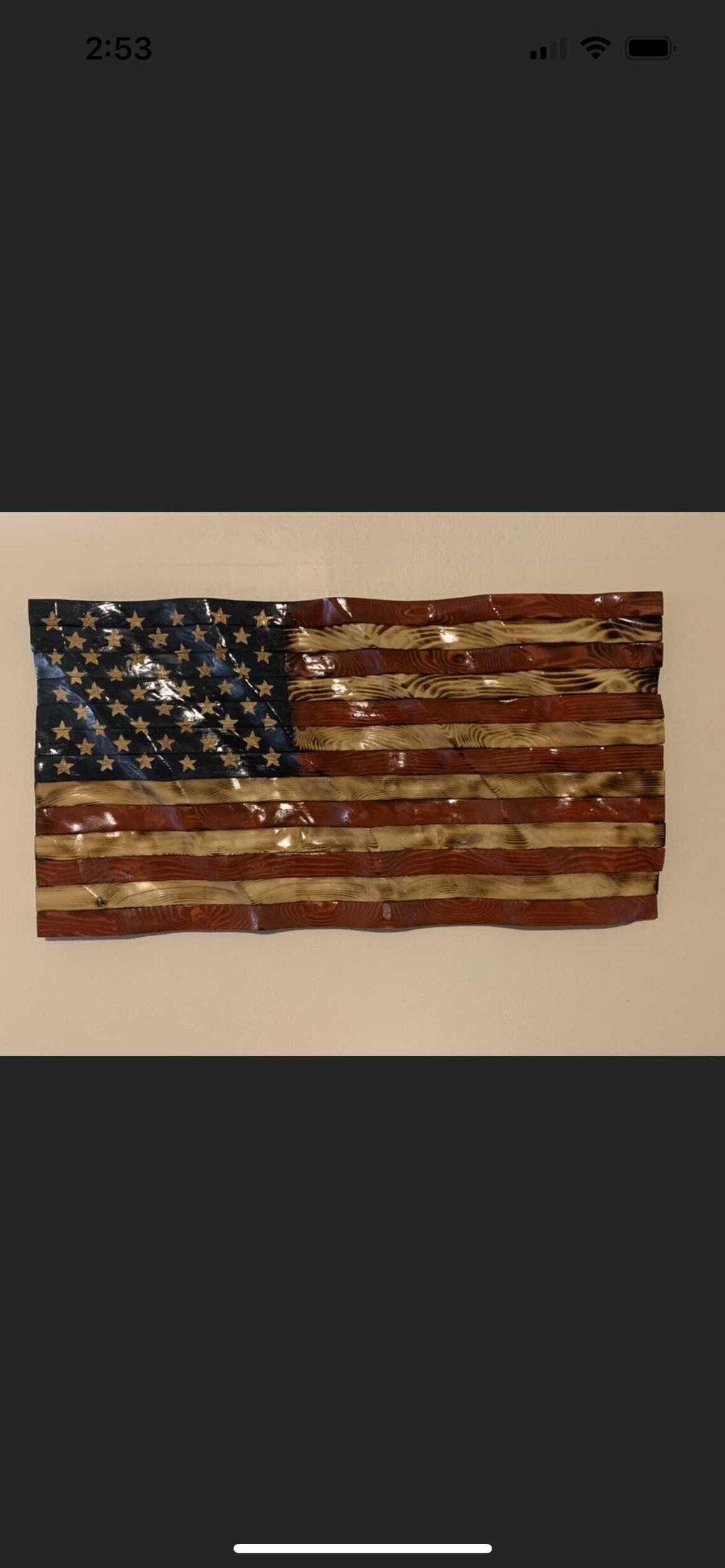 Wavy US Flag - Etsy