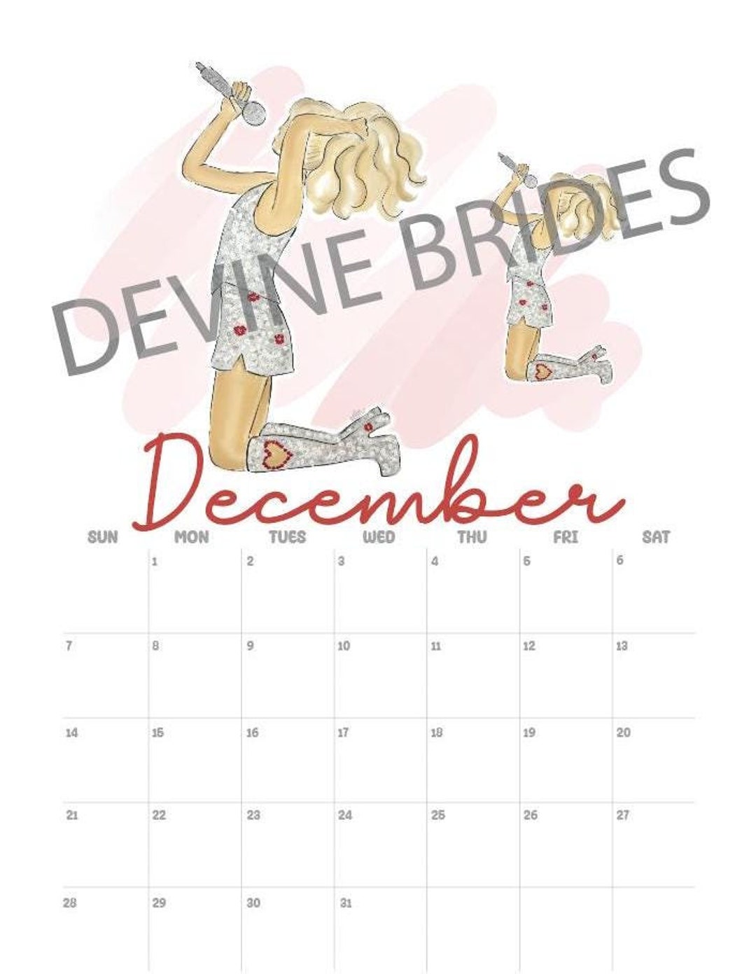 Sabrina Carpenter Juno Positions 2025 Calendar, Sabrina Carpenter Gifts ...