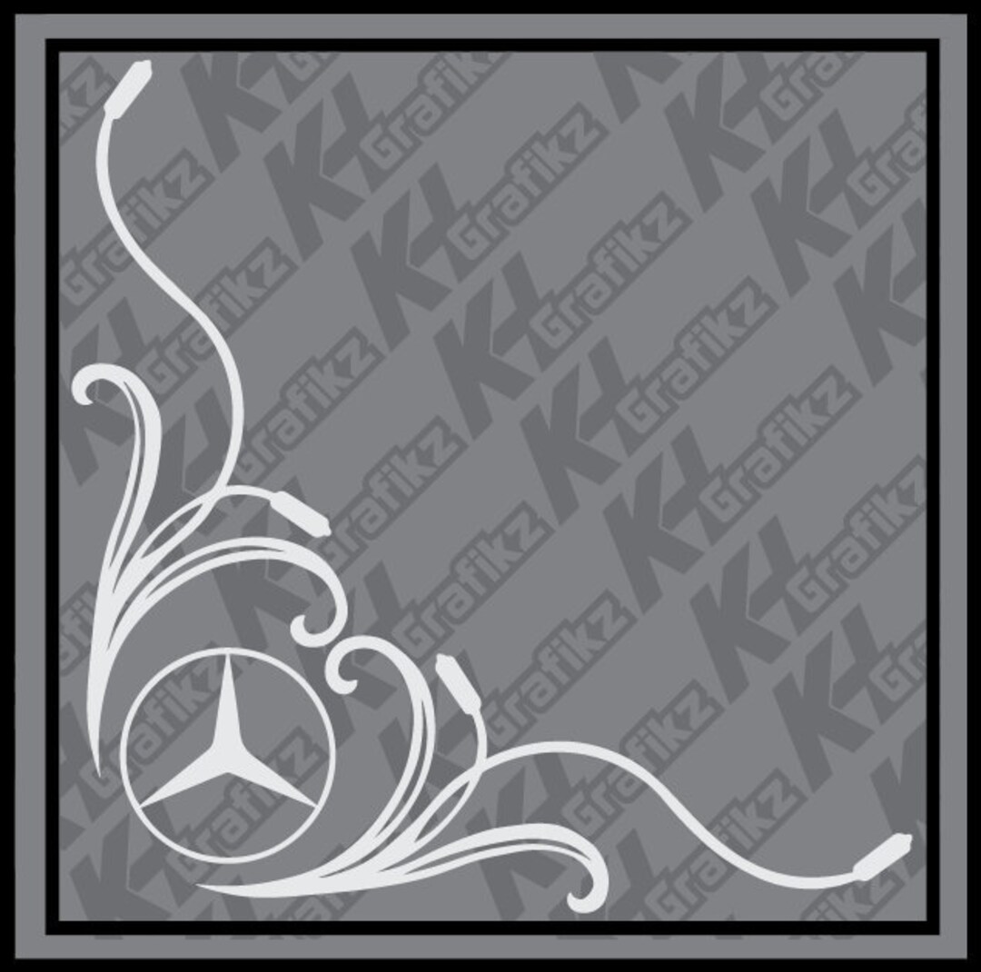 MERCEDES Lorry Window Decal Sticker - Etsy