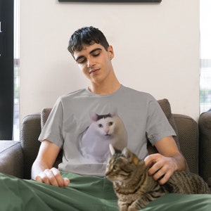 Funny HUH Cat Fade Tshirt Meme, Tiktok and Instagram Chonky Katze T ...