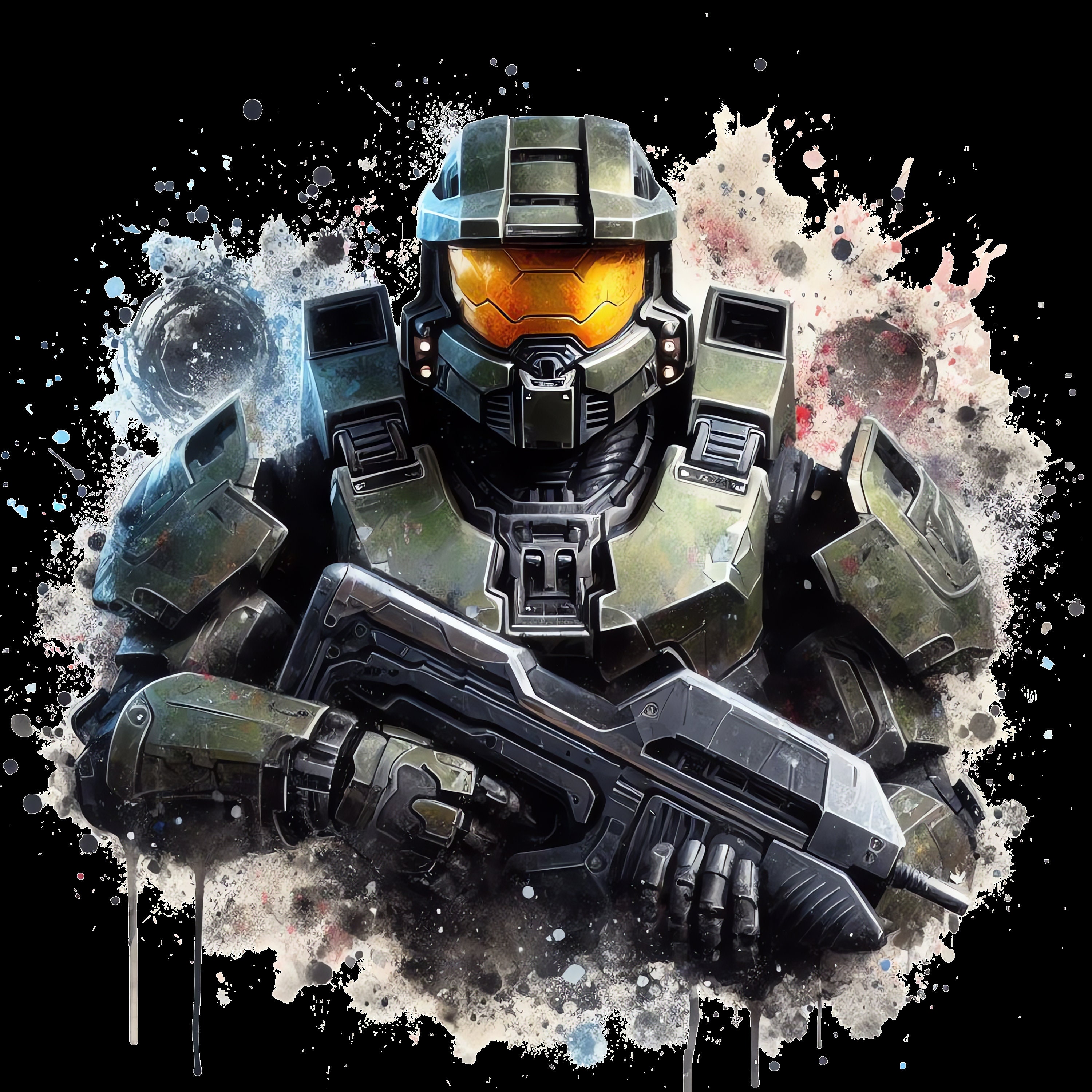 Fps Spartan PNG Digital Download Game Room Decor, DTG, Sublimation ...