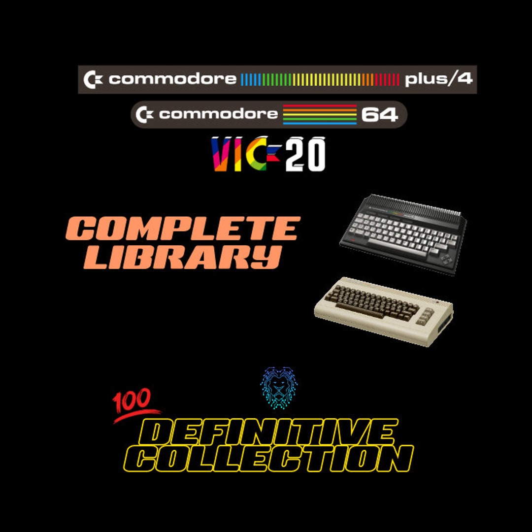 Commodore 64, Plus-4 Vic-20 Complete Roms Collection Inc. Cover Art ...