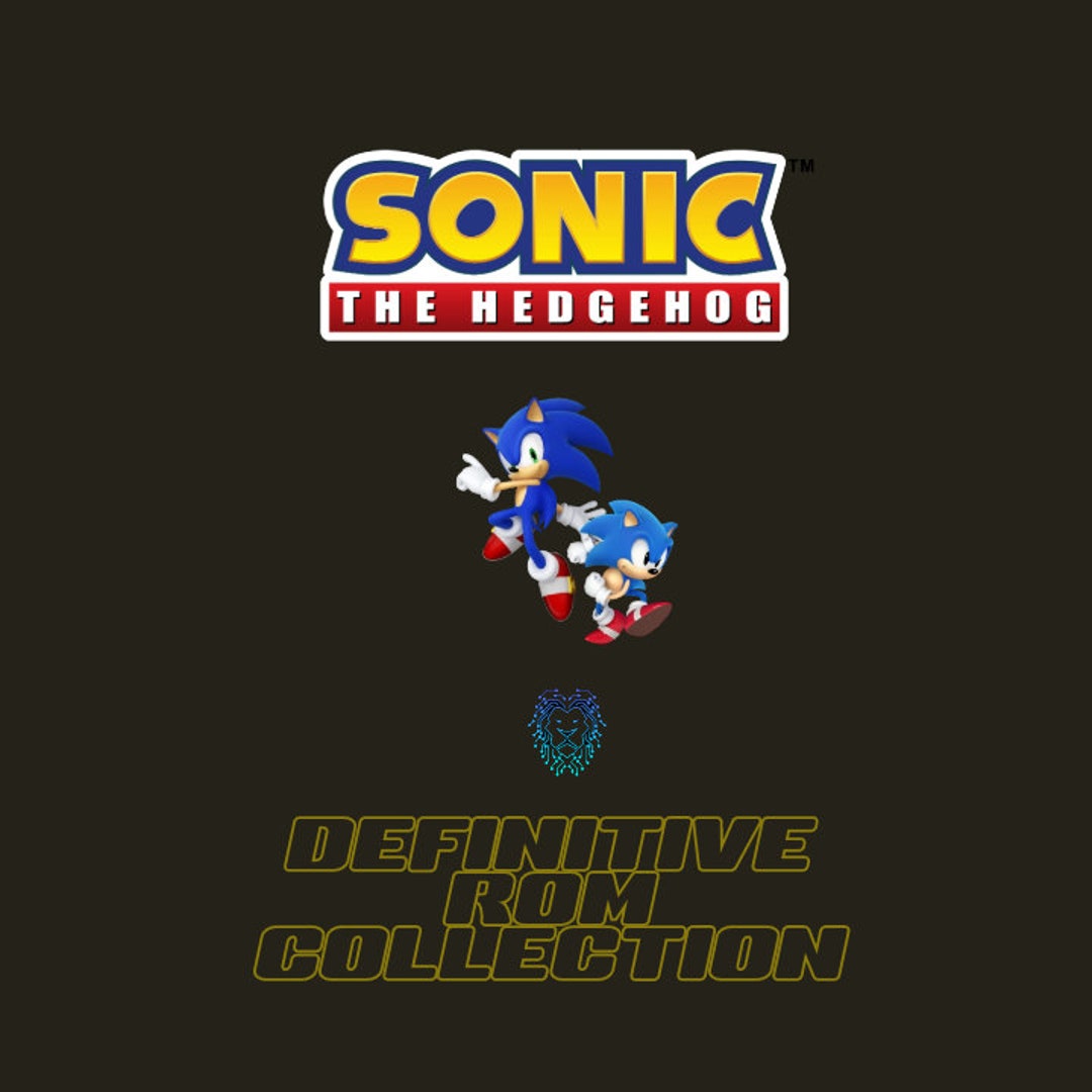 SEGA Sonic the Hedgehog Definitive Rom Games Collection Including Cover ...