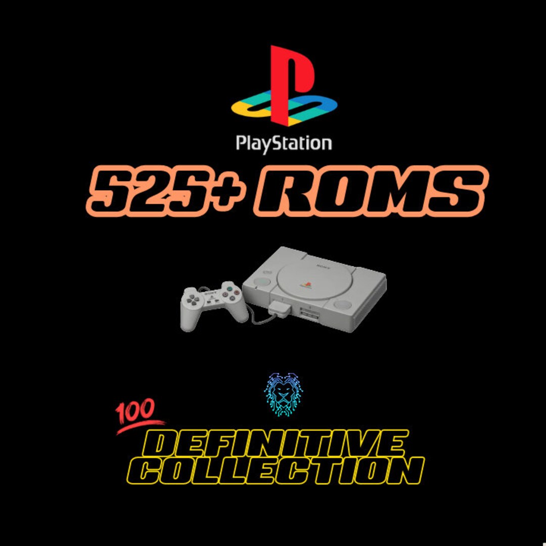 PS1 525 Roms Collection, Including Cover Art & Manuals playstation 1 ...