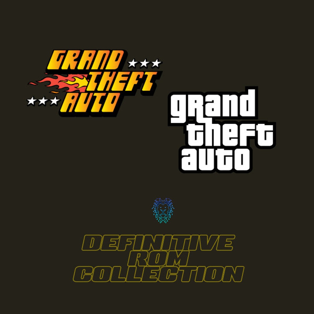 GTA Definitive Rom Complete Games Collection Including Cover Art - Etsy