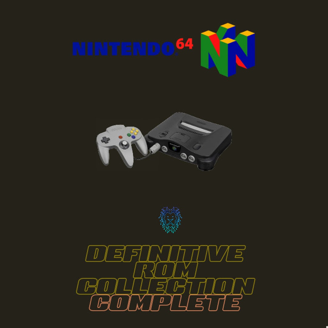 N64 Definitive Roms Complete Games Collection Including Cover Art & Manuals - Etsy Ireland