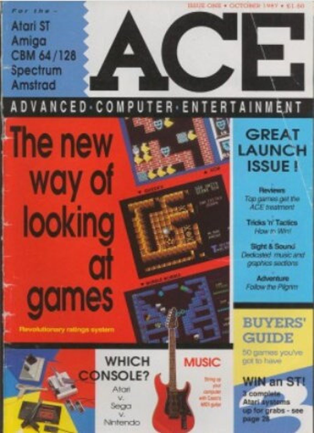 ACE Advanced Computer Entertainment Magazine Issues 1-55 1987 - Etsy