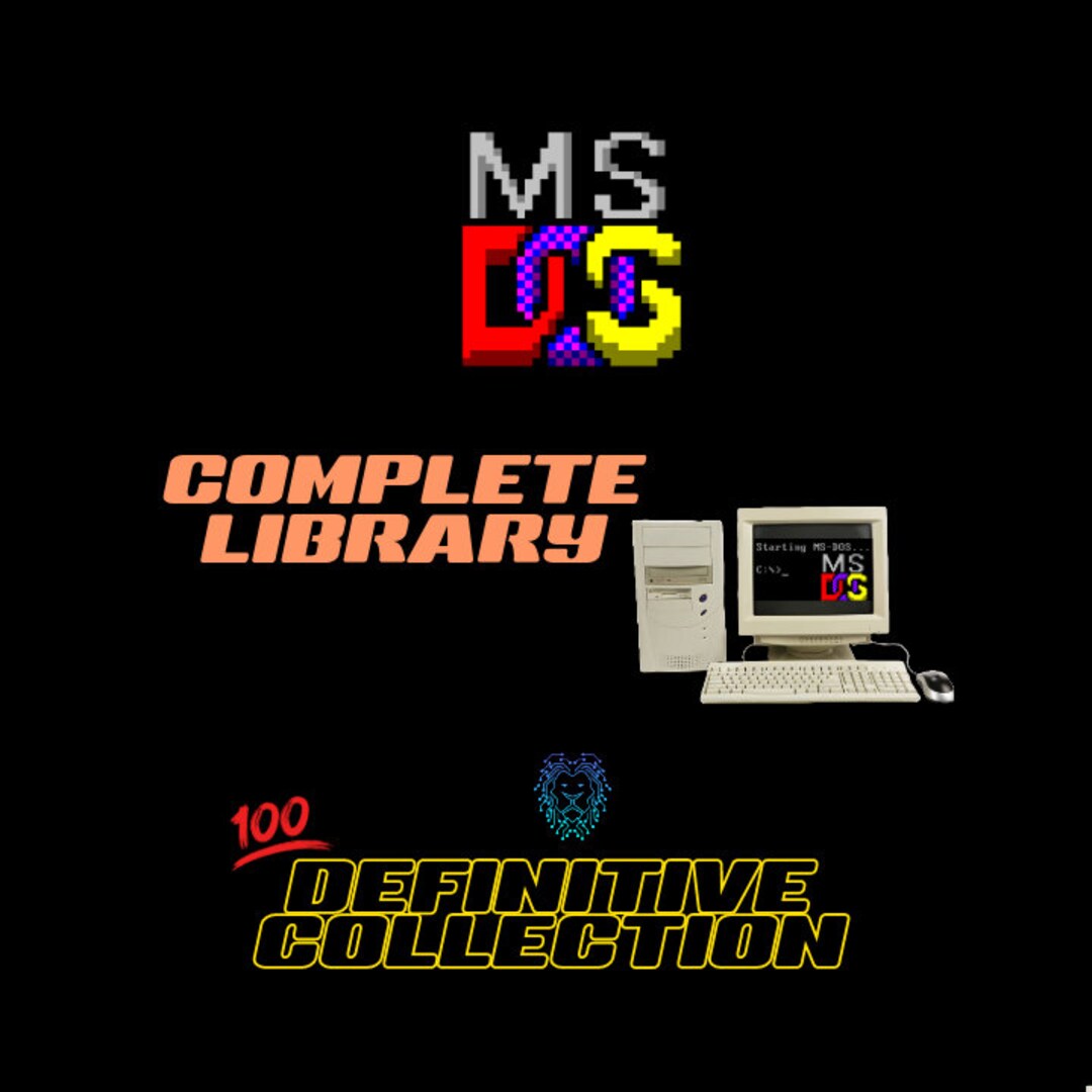 MS-DOS Complete Roms Collection - Etsy Australia
