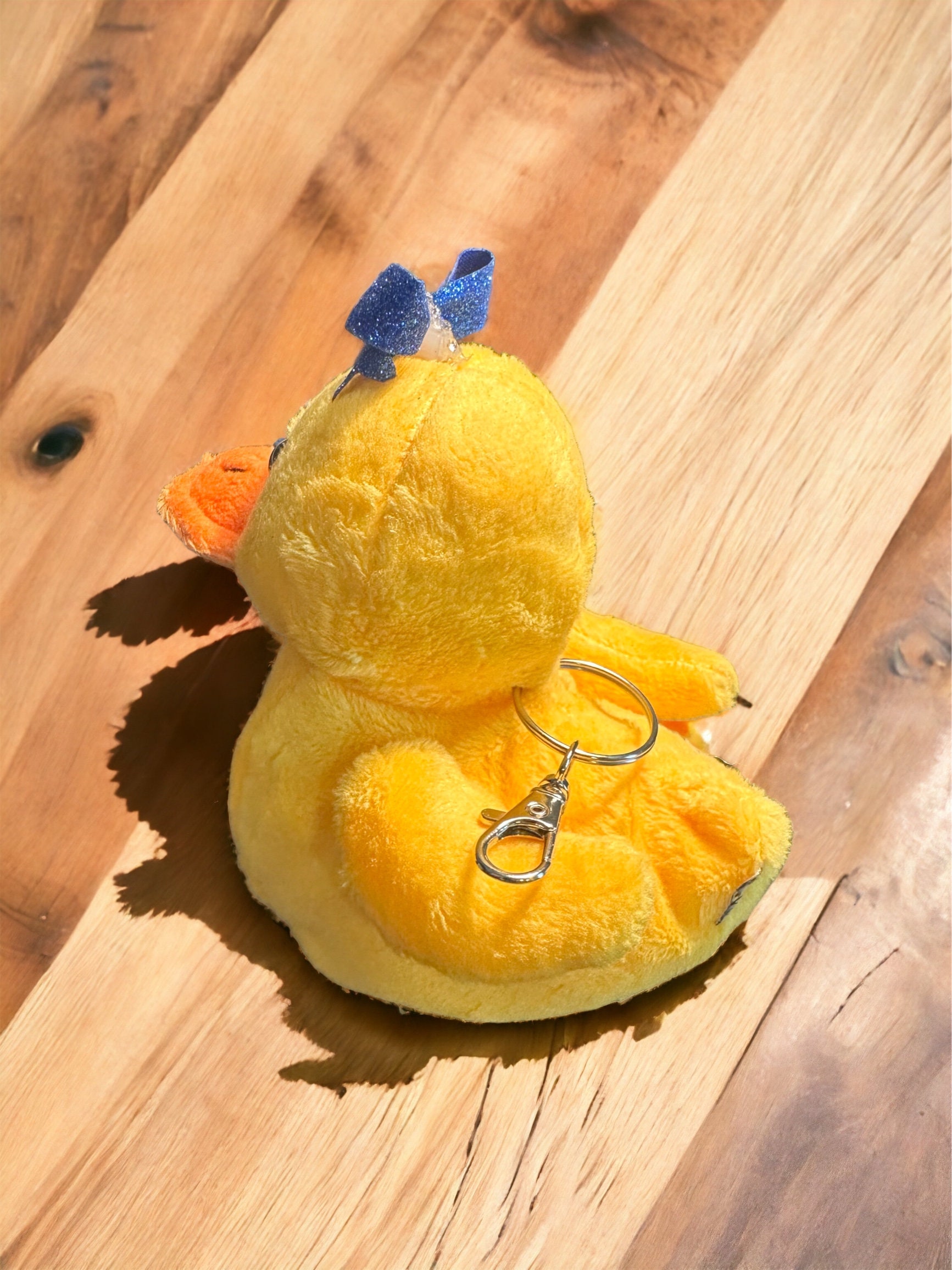 5 Plush Duck Keychain _ Can Be Personalized - Etsy