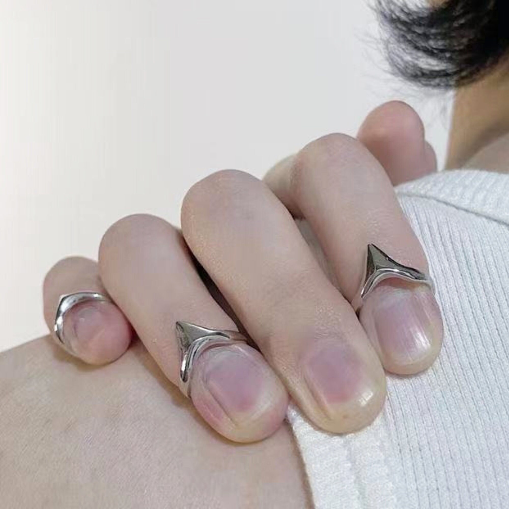 Handmade Blade Fingertip Rings, Fingertip Ring Adjustable, Fingertip ...