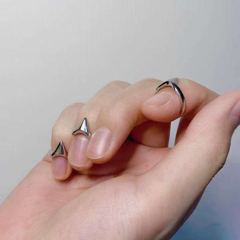 Handmade Blade Fingertip Rings, Fingertip Ring Adjustable, Fingertip ...