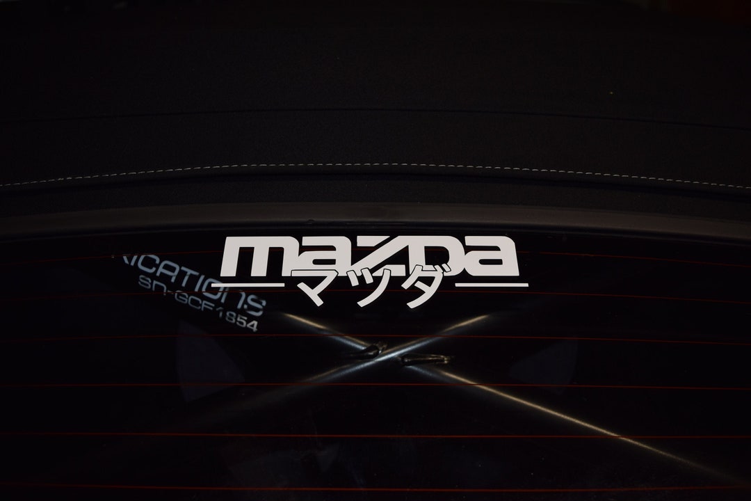 MAZDA Japanese Car Decal - Etsy UK