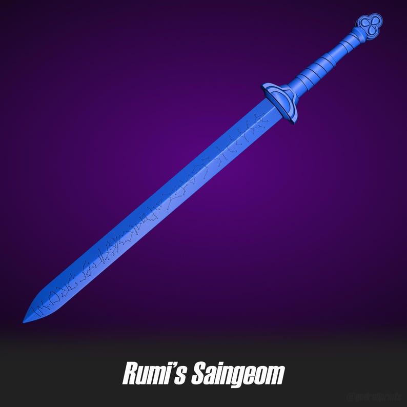 Rumi's Saingeom | K-POP Demon Hunters | Cosplay | Replica - Etsy