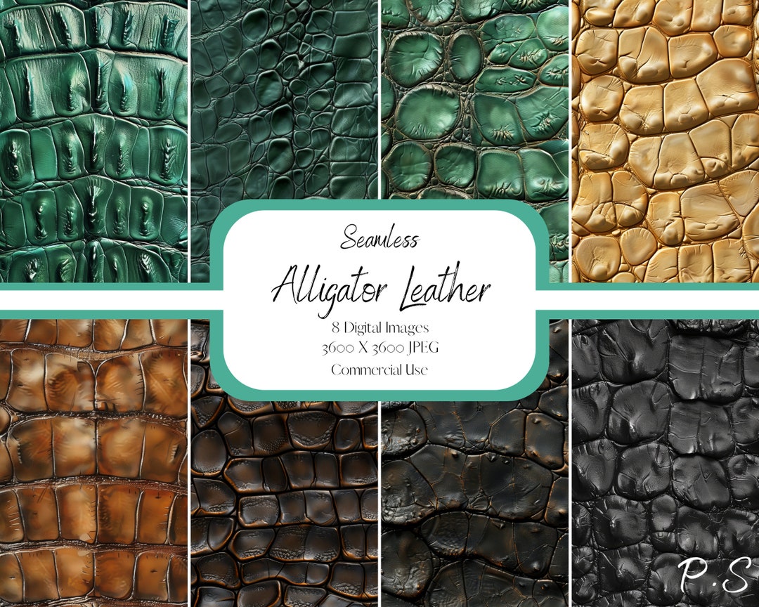 Alligator Leather Digital Paper, Alligator Hide, Crocodile Scales ...