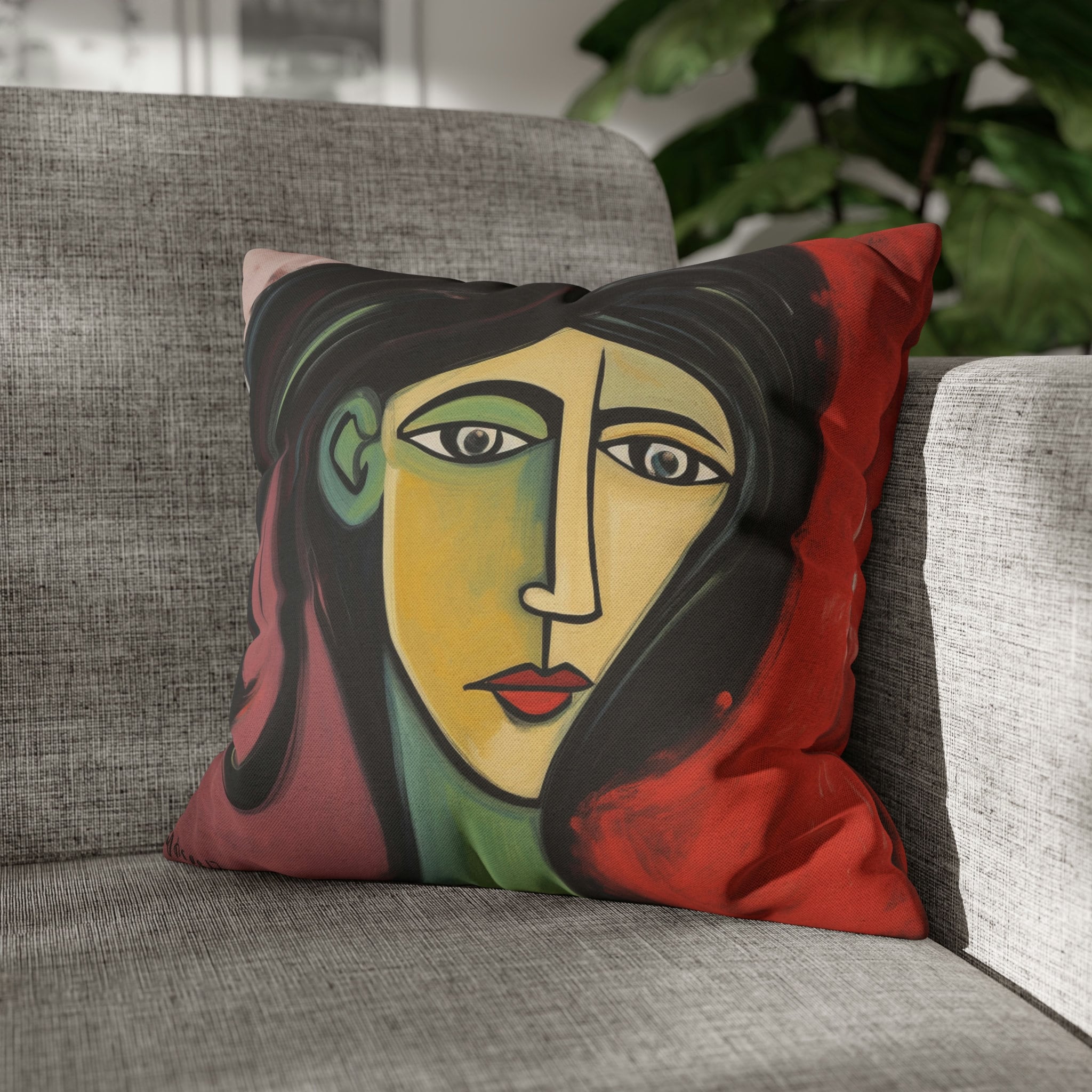 Portrait Pillow Covers, Picasso Pillow Case, Minimalist Decorative ...