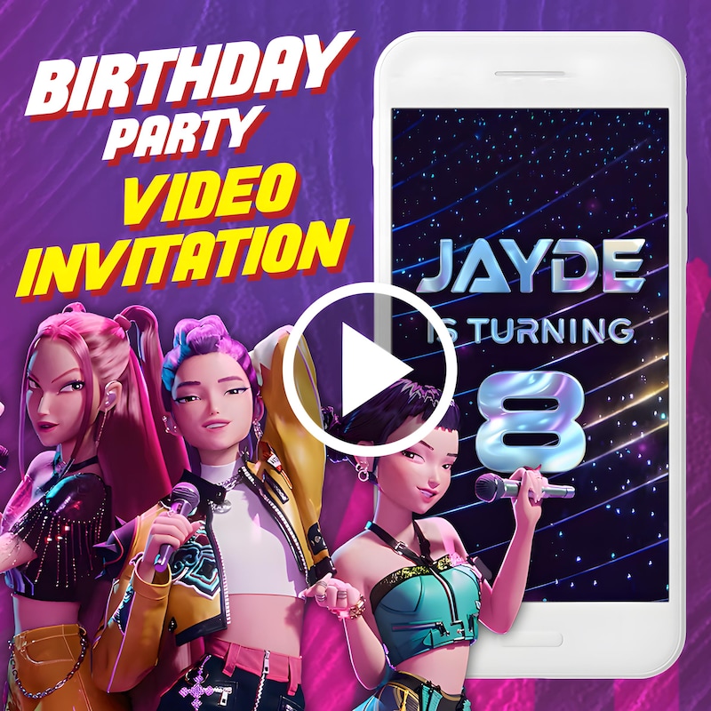 Kpop Demon Hunters Theme Party - Etsy