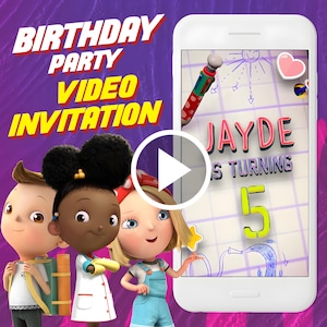 Ada Twist Scientist Birthday Party Video Invitation, Ada Digital ...