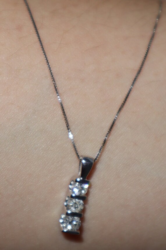 Past, Present, Future Diamond Necklace - Gem