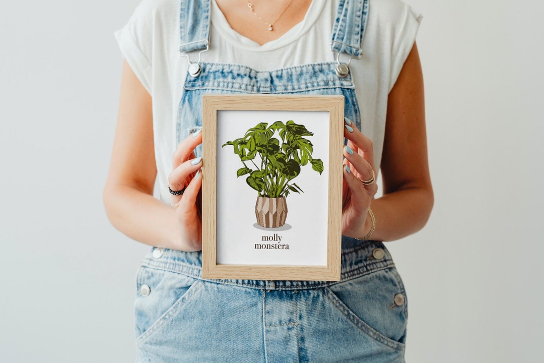 Printable House Plant Wall Art Print | Digital Download | Custom Art ...